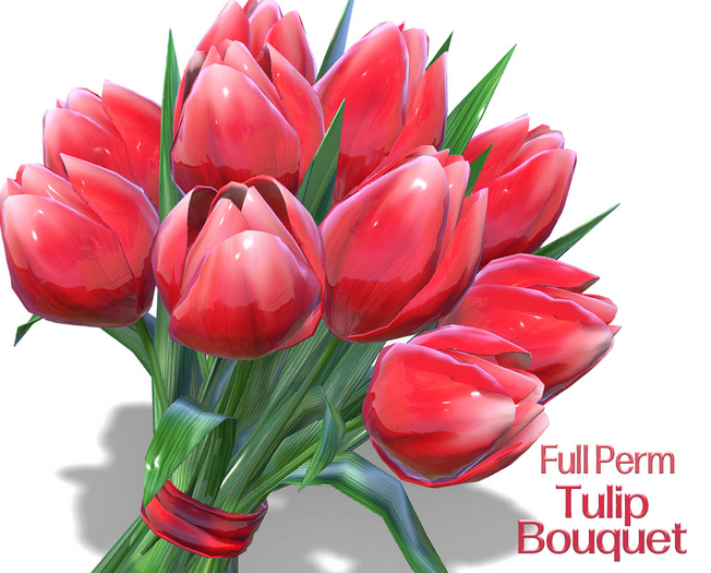 Second Life Marketplace - Beautiful Tulips Bouquet